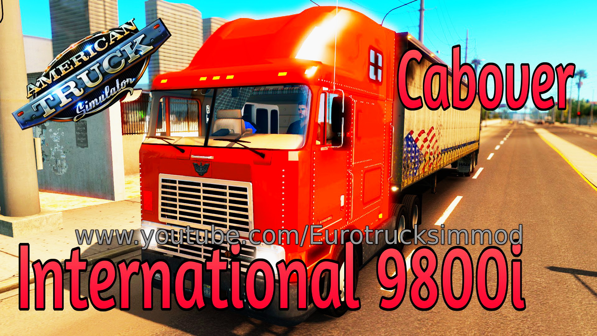 International 9800i Truck + Interior v1.5 (1.55.x) for ATS