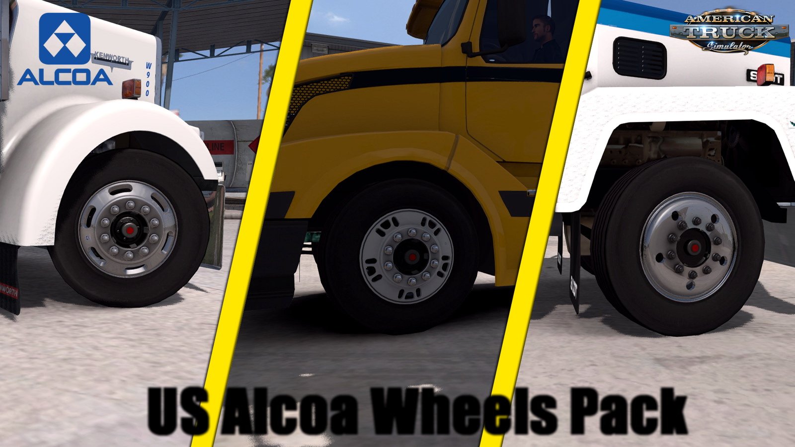 Alcoa Huge Rim Pack v3.0 (1.50.x) for ATS | Wheels and Rims