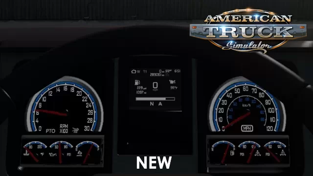 Mack Anthem HD Gauges v1.0 (1.36.x) for ATS
