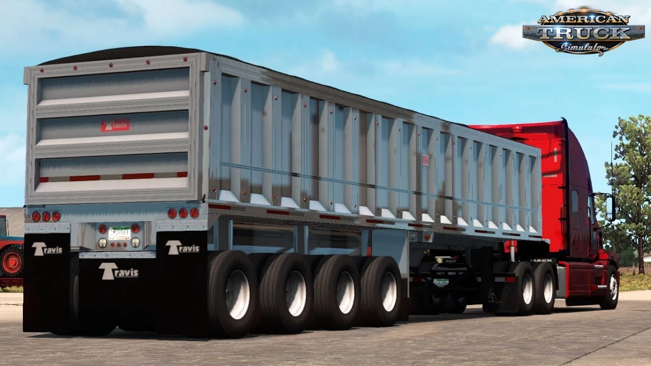 Travis Wave Wedge End Dump Trailer v1.2 (1.49.x) for ATS
