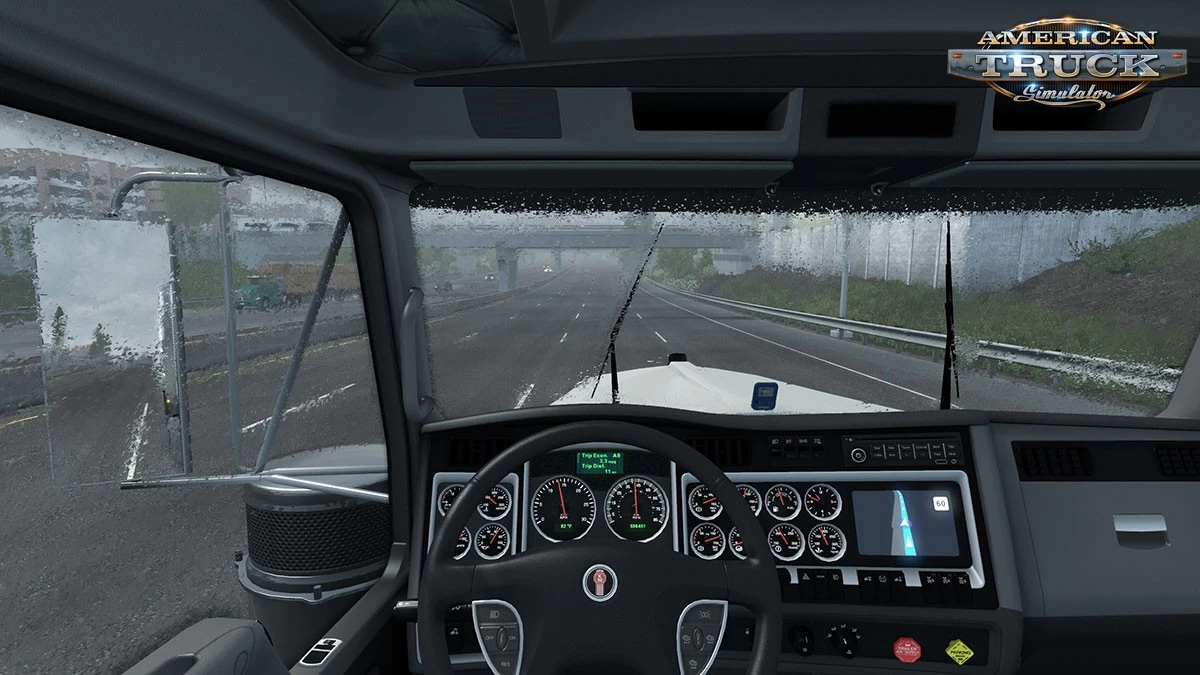 Realistic Rain Mod v5.2.1 by Darkcaptain (1.58.x) for ATS