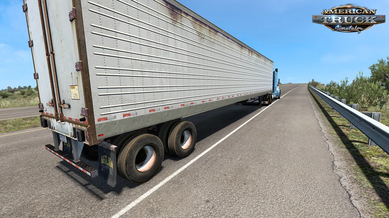 Rusty SCS Box Trailer v1.0 (1.40.x) for ATS | By Outlaw