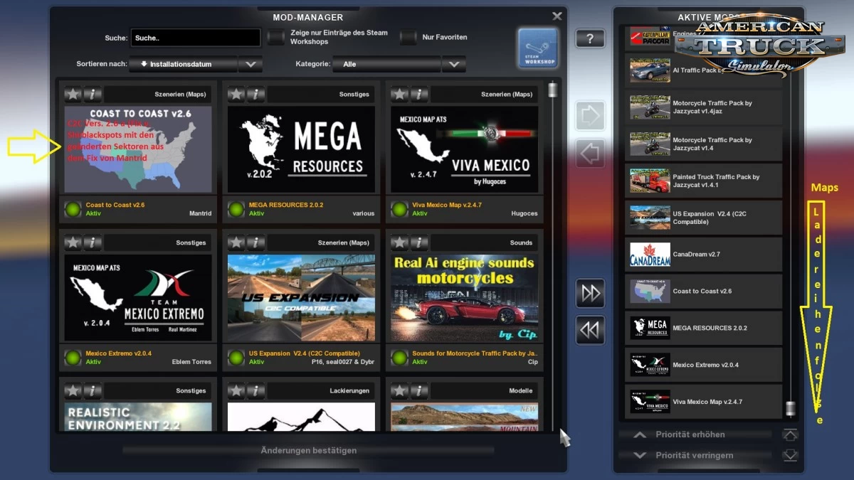 Mega Resources Mod v2.9.7.158 (1.58.x) for ATS | Download