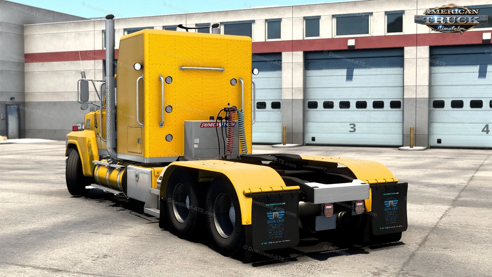 Ford LTL 9000 + Interior v7.0 (1.55.x) for ATS | By Blades