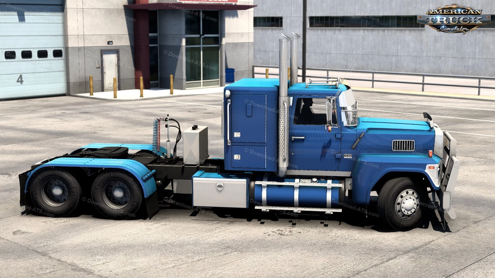 Ford LTL 9000 + Interior v7.0 (1.55.x) for ATS | By Blades