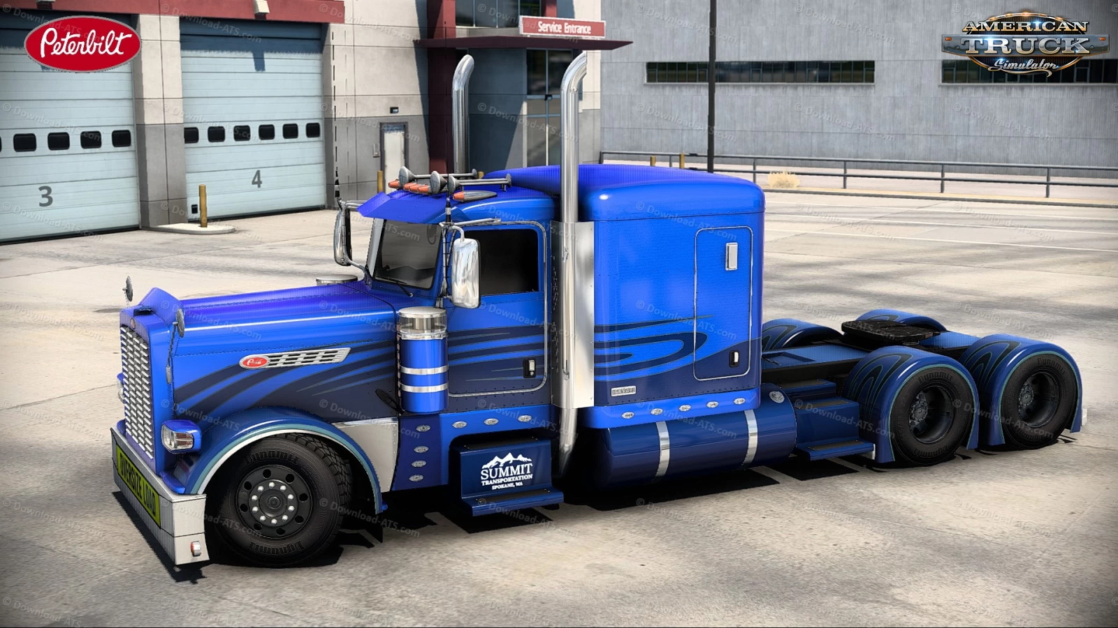 Peterbilt 389 Glider Truck v7.6 By Jon Ruda (1.58.x) for ATS