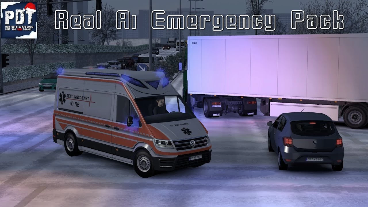 Real AI Emergency Pack v1.57 by Cip (1.57.x) for ATS | TOP!