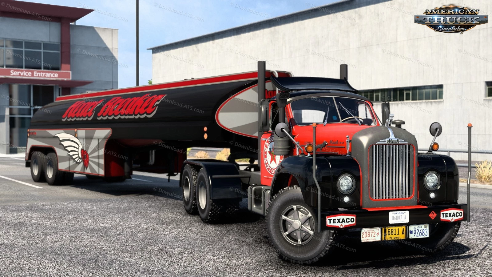 Mack B61 1953 Truck + Interior v1.5 (1.53.x) for ATS | Top!