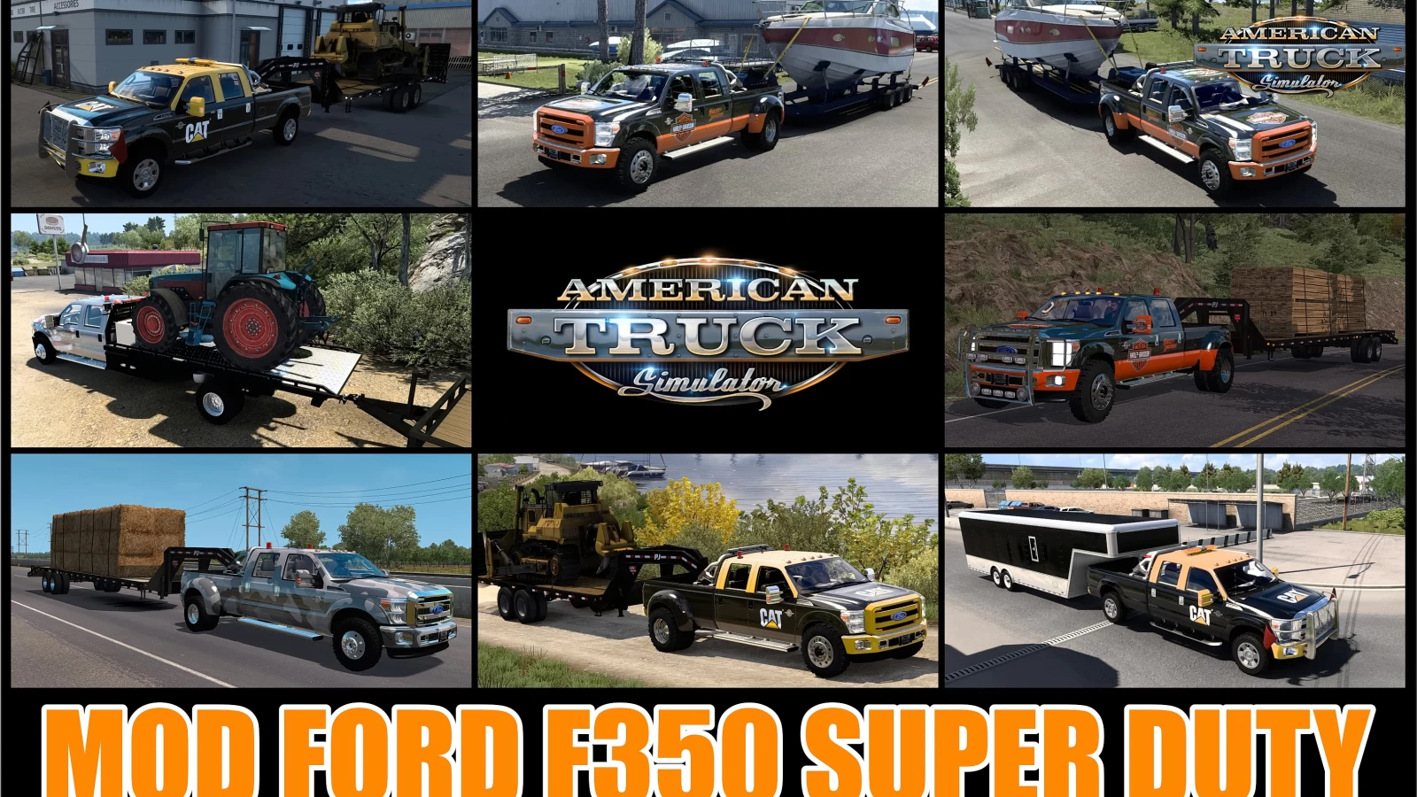 Ford F350 Super Duty + Trailers v1.0 (1.46.x) for ATS
