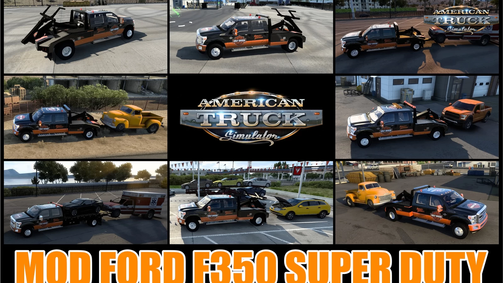 Ford F350 Super Duty + Trailers v1.0 (1.46.x) for ATS