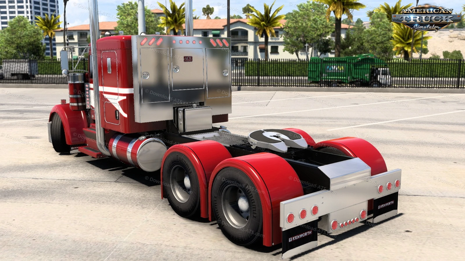 Kenworth FlatGlass W900L v1.3 By CT Moddings (1.49.x) for ATS