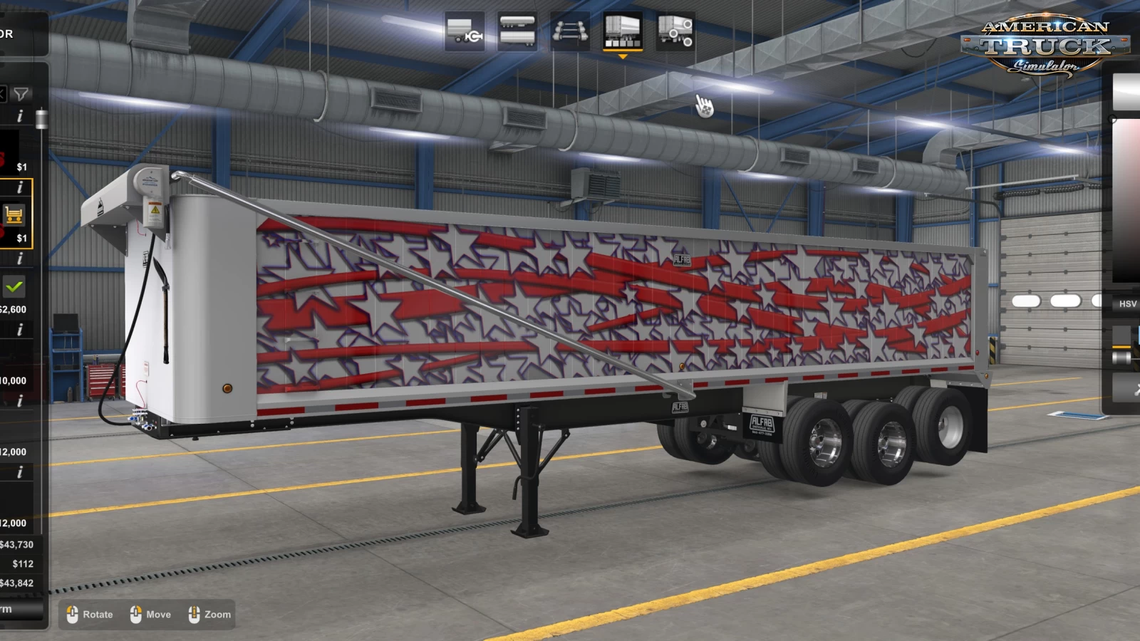Alfab End Dump Trailer v2.2 (1.50.x) for ATS | Download