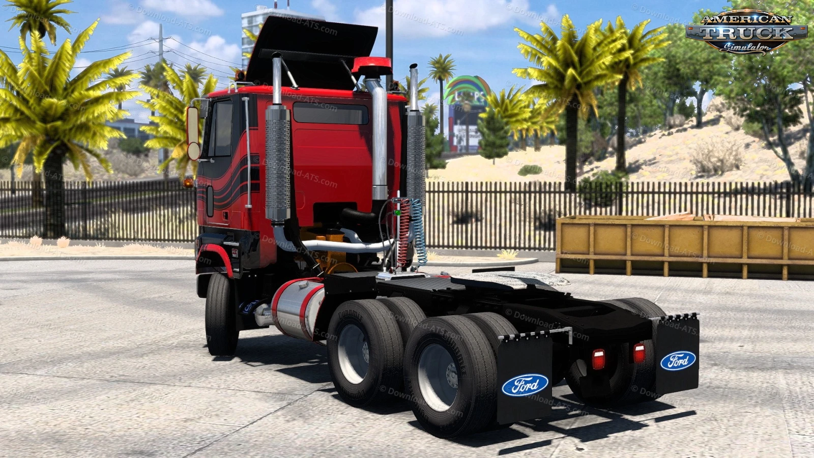 Ford CLT 9000 Truck + Interior v1.6 (1.55.x) for ATS | TOP