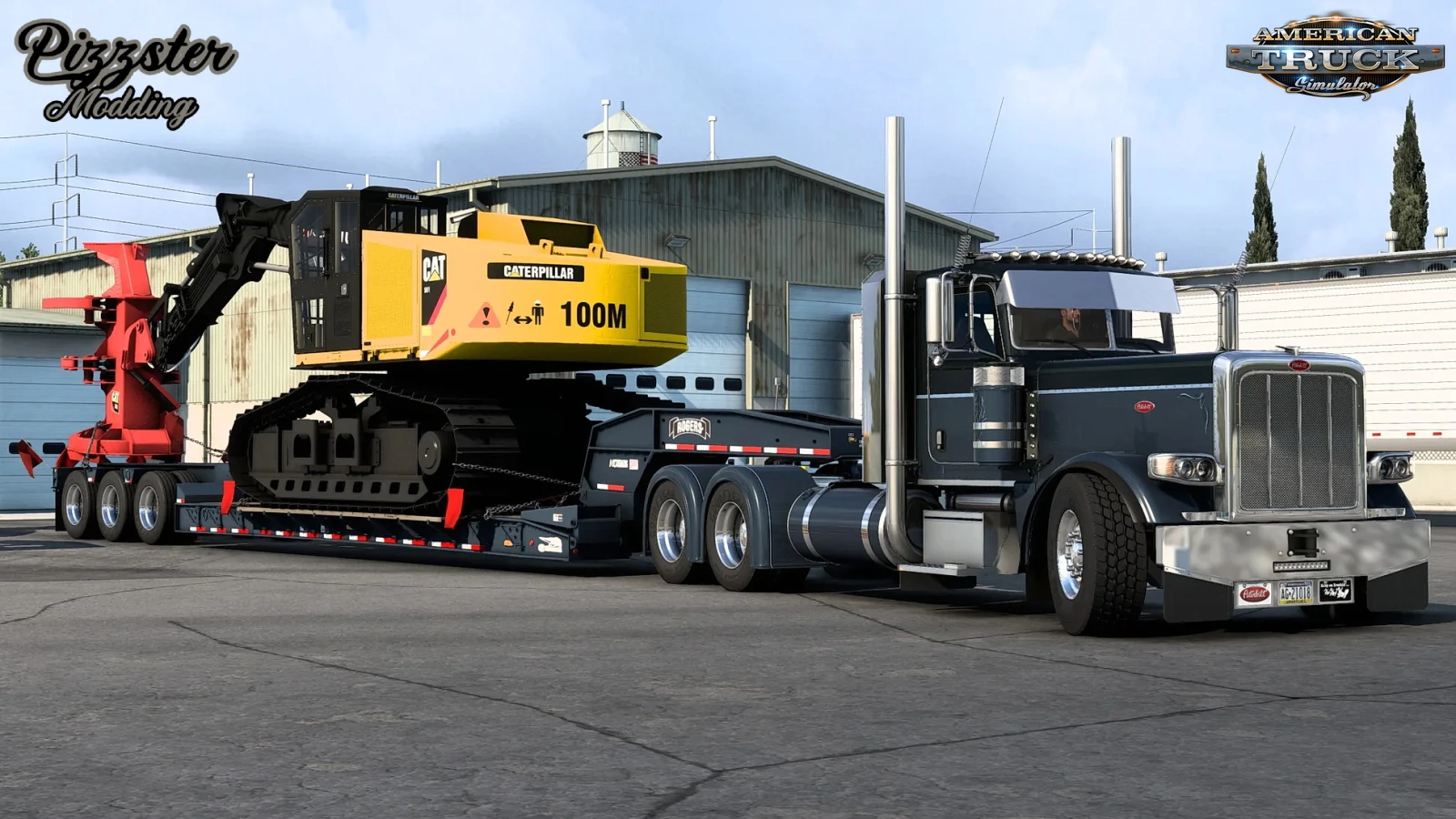 Rogers SP50ton Lowboy Trailer v2.1.5 (1.53.x) for ATS