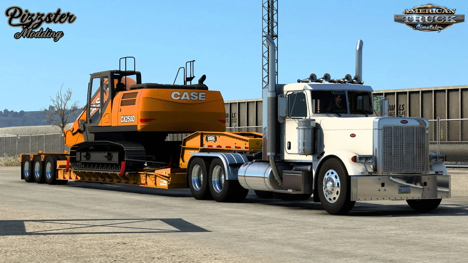 Rogers SP50ton Lowboy Trailer v2.1.5 (1.53.x) for ATS