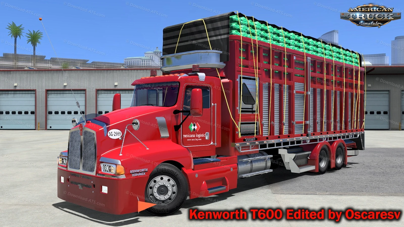 Kenworth T600 Edited v1.6 By Oscaresv (1.56.x) for ATS
