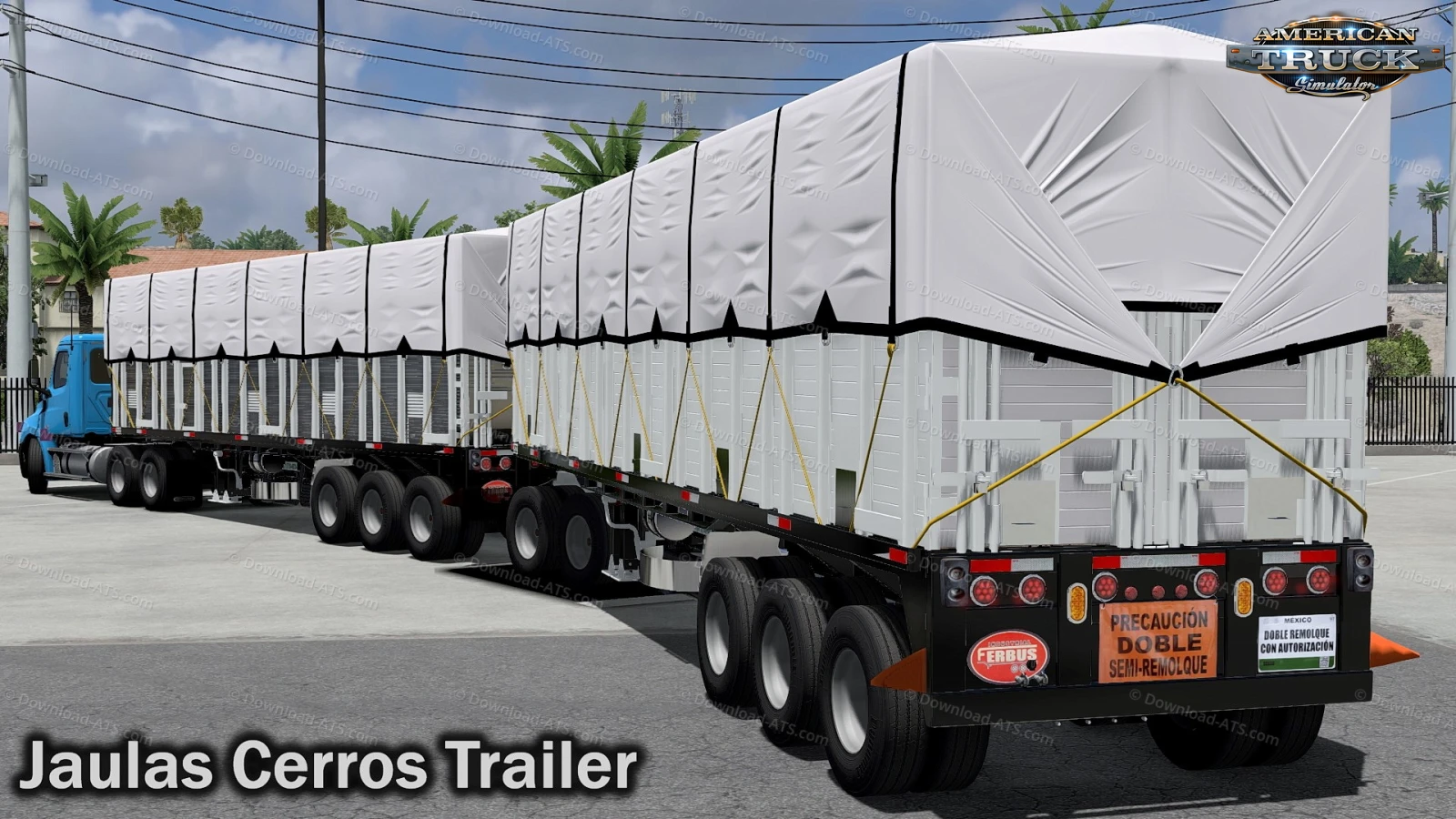 Jaulas Cerros Trailer v1.6 (1.55.x) for ATS | By Cerritos
