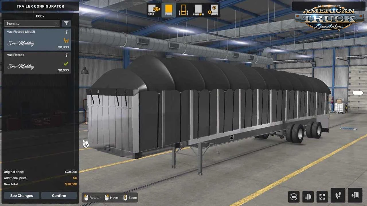 Mac Trailer 53ft Trailer v2.2 (1.53.x) for ATS | Dro Modding