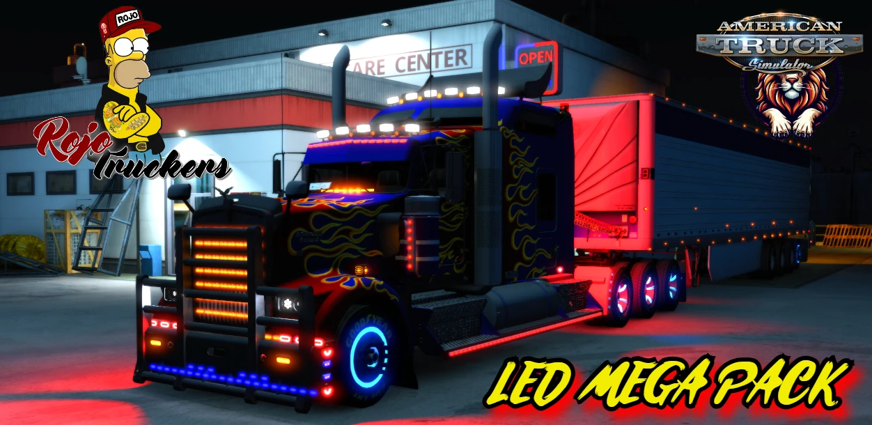 Pack de Luces LED + Mas mejoras visuales a las luces for ATS