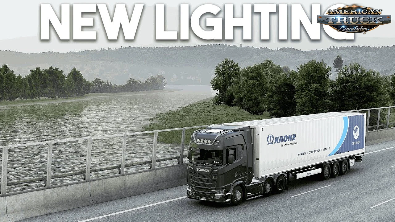 Lighting Improvements Graphics Mod v2.0.17.4 (1.55.x) for ATS