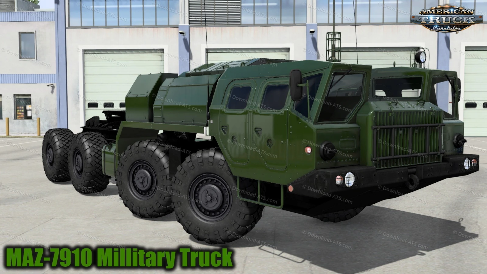 MAZ-7910 Millitary Truck + Interior v1.1 (1.54.x) for ATS