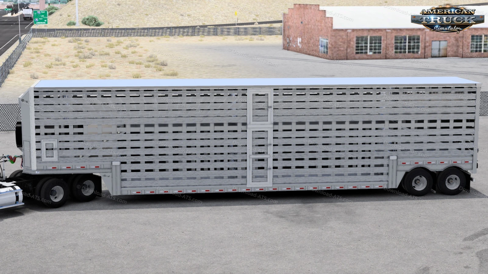 Barrett Livestock Trailer v2.0 (1.54.x) for ATS | Updated