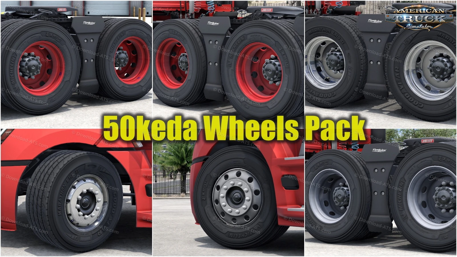 Wheels, Rims Mods for ATS | American Truck Simulator Wheels