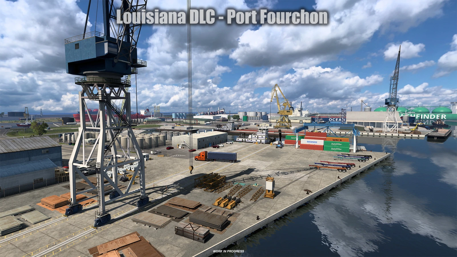 Louisiana DLC - Port Fourchon in ATS | SCS Software News