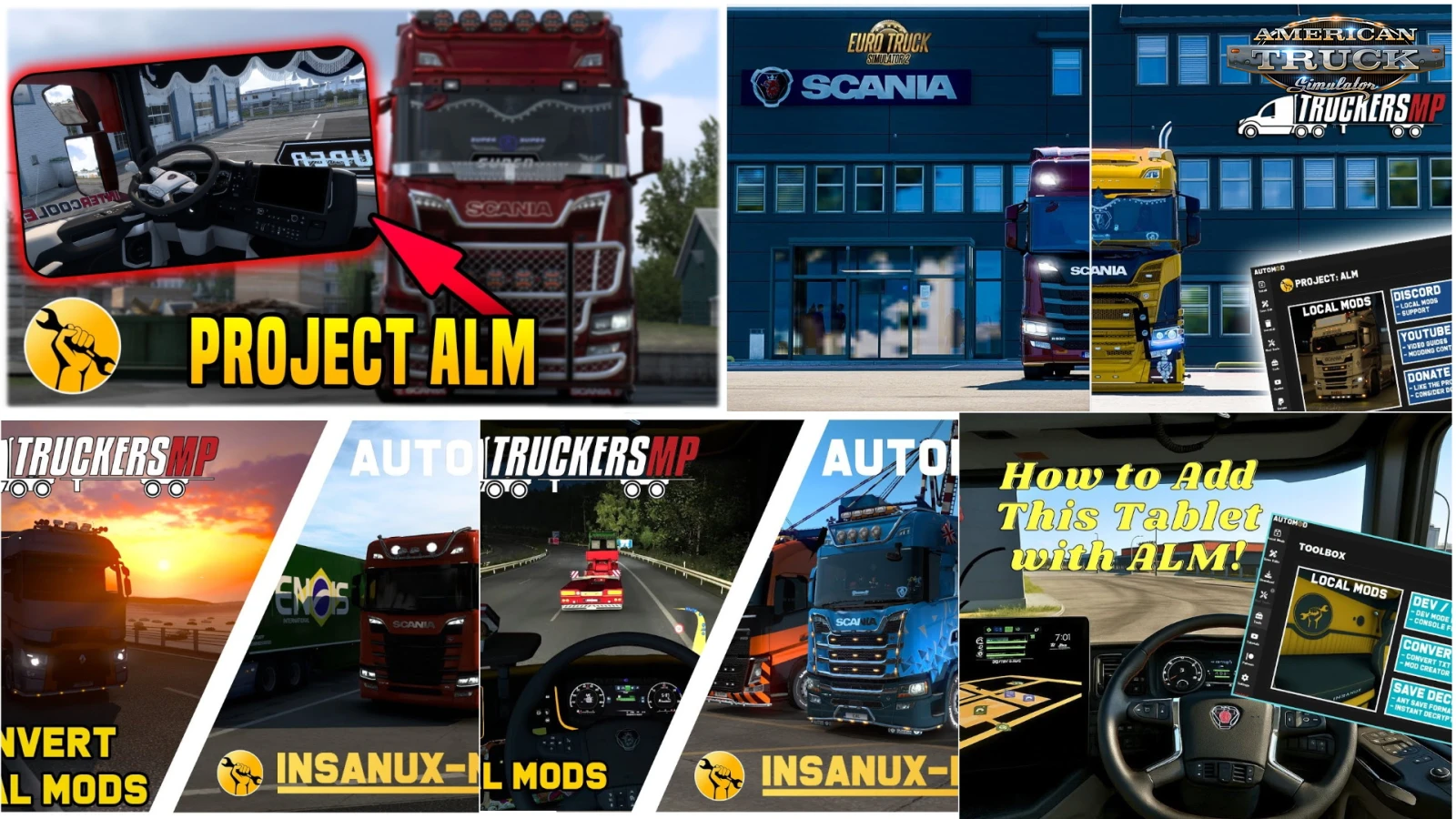 Project ALM v4.3.3 (1.56.x) for ATS and ETS2 | Download