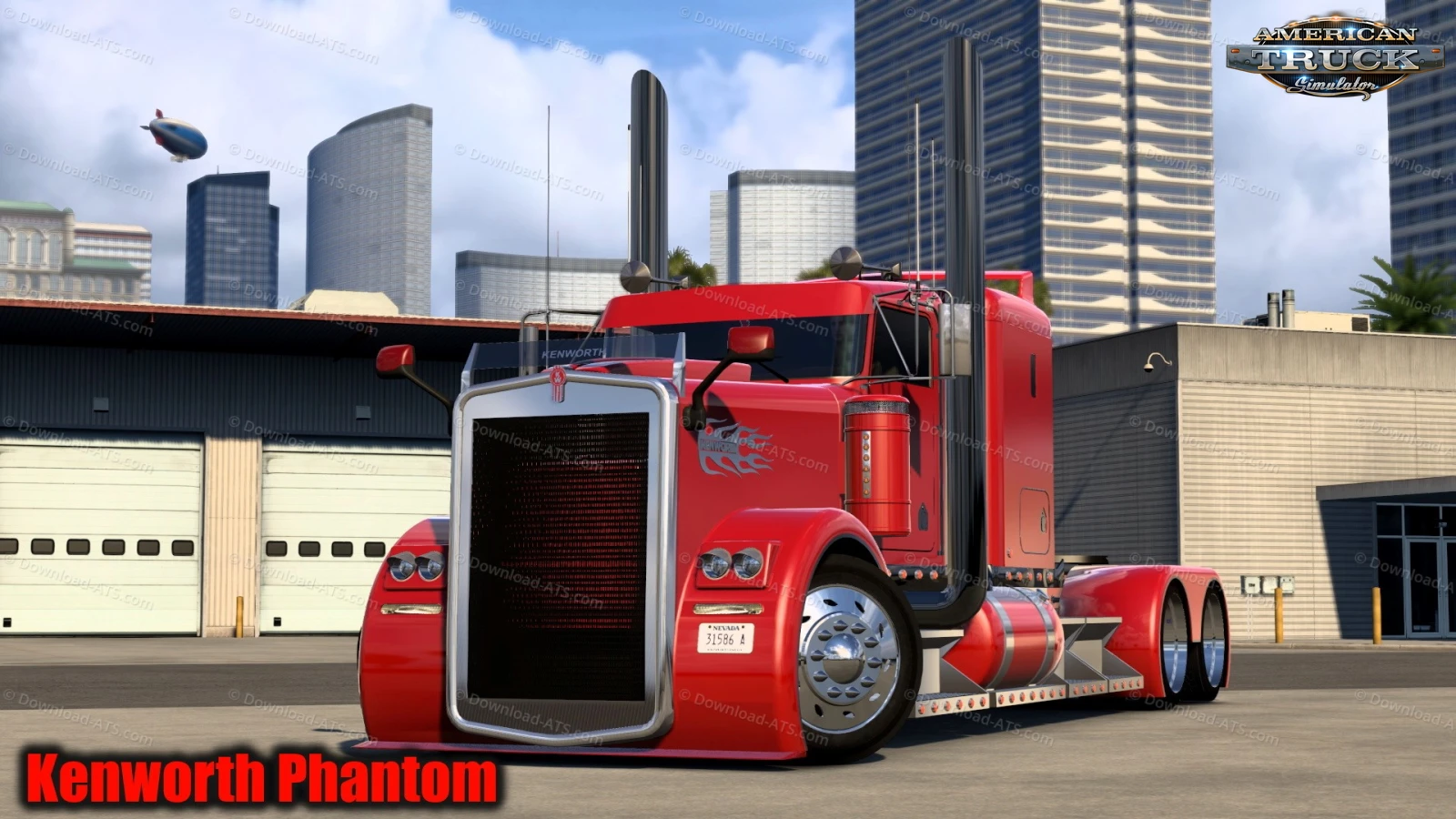 Kenworth Phantom Truck + Interior v1.1 (1.56.x) for ATS