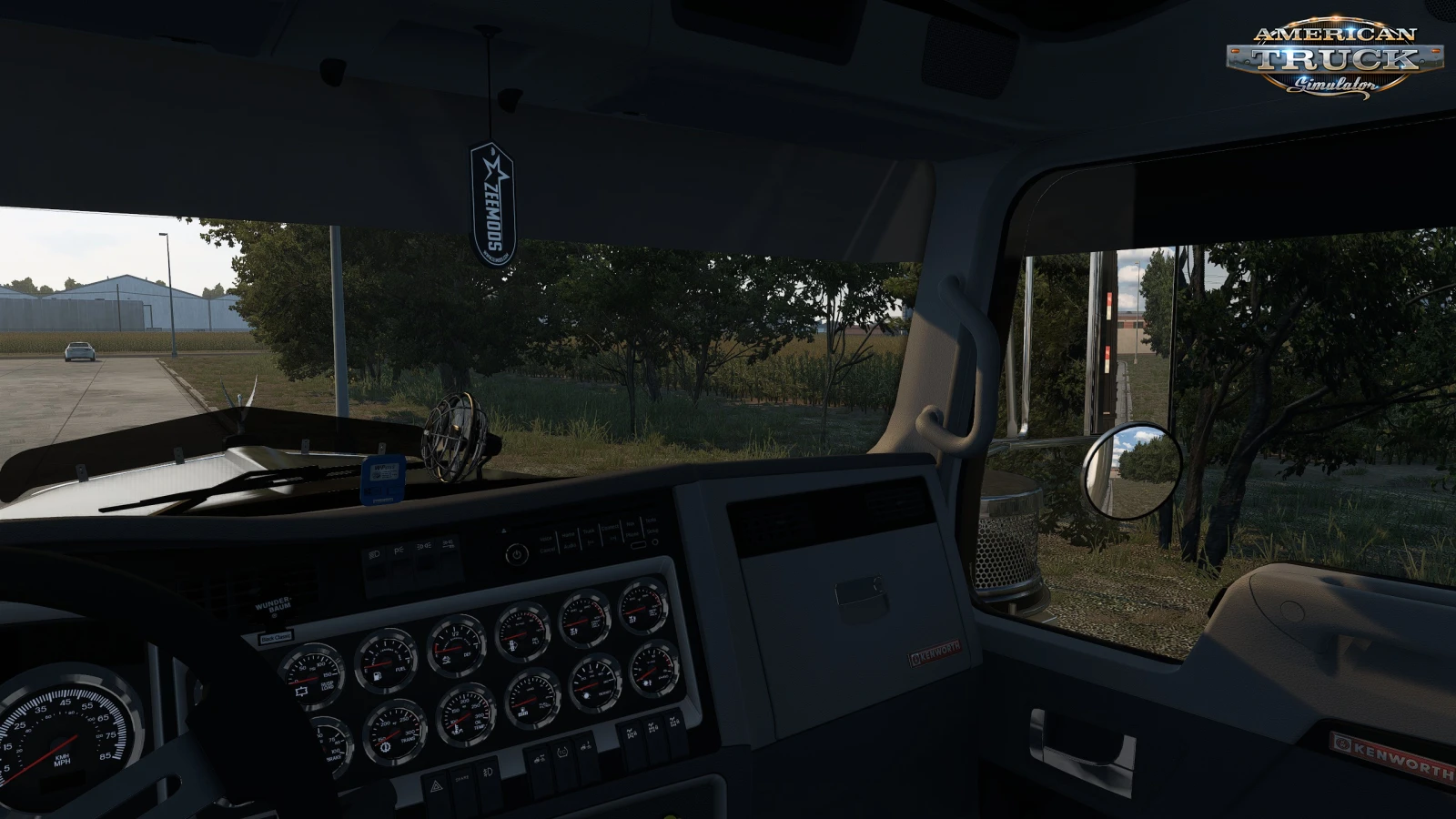 Realistic Mirror FOV v1.0 By Zeemods (1.57.x) for ATS | TOP