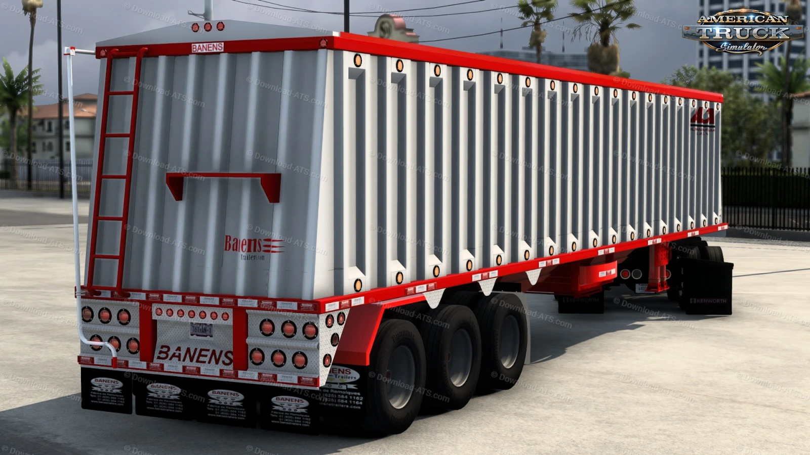 Banens Trailer v2.1 (1.58.x) for ATS | Grain Trailer | TOP!