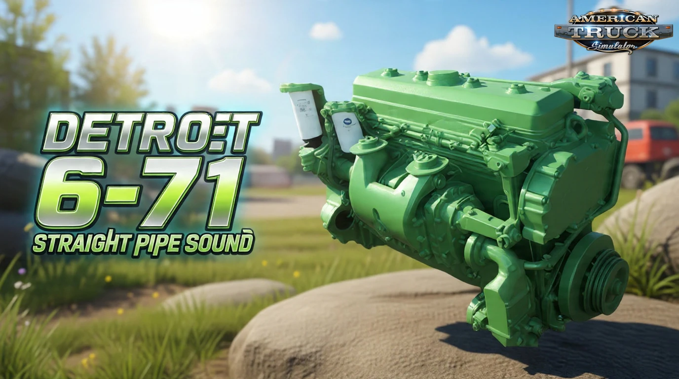 Detroit Diesel 6-71 » ATS mods | American Truck Simulator Mods | ATS ...