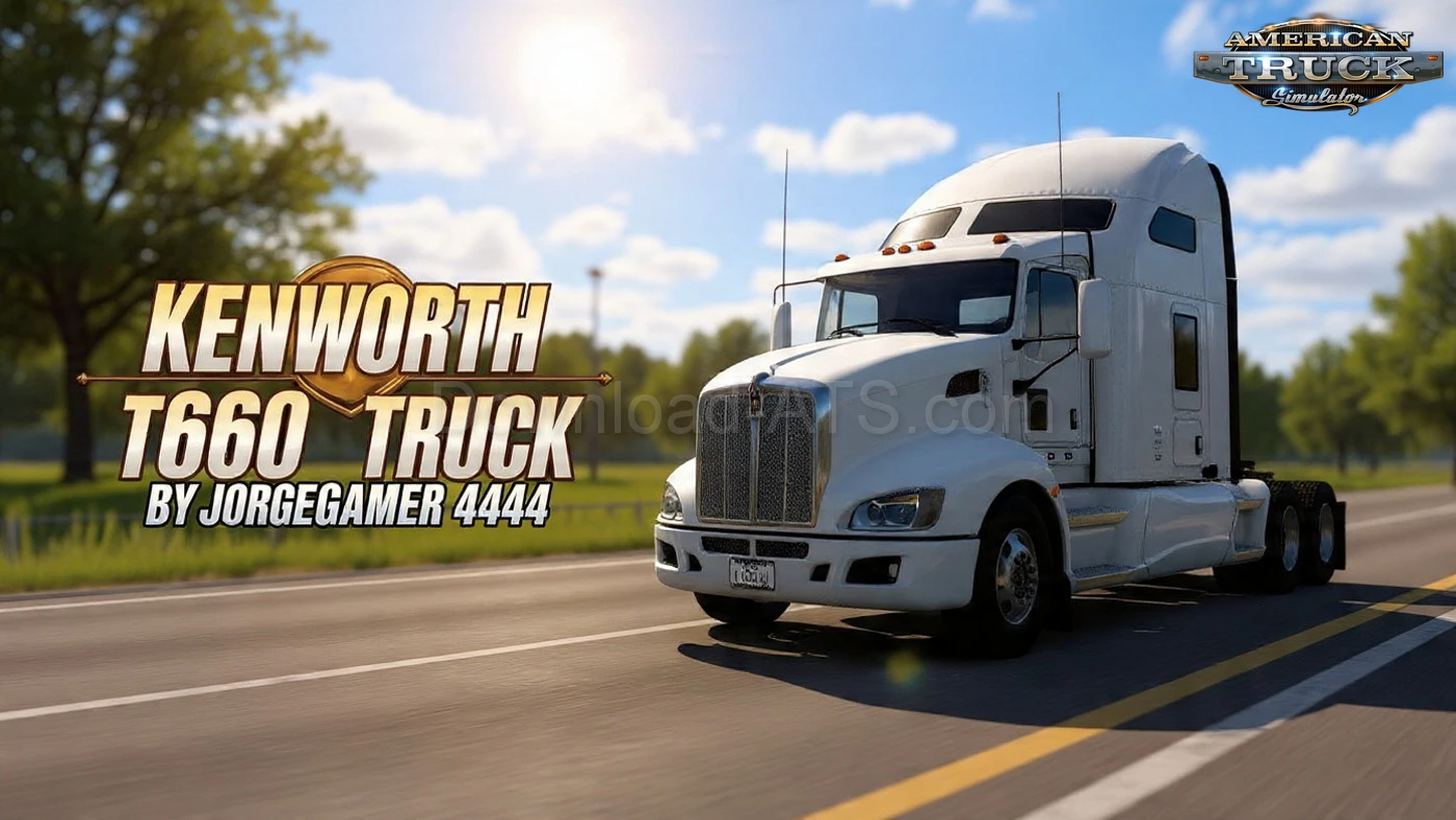 Kenworth T660 Truck + Interior v9.0 (1.59.x) for ATS | TOP