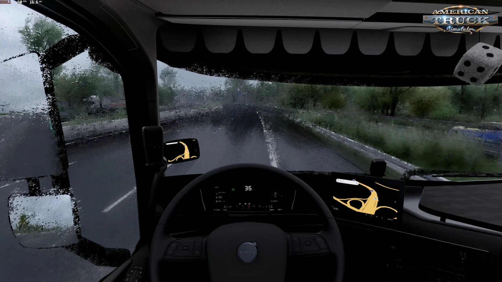 TM Real Rain v1.1 (1.59.x) for ATS | Released By izuanbakar